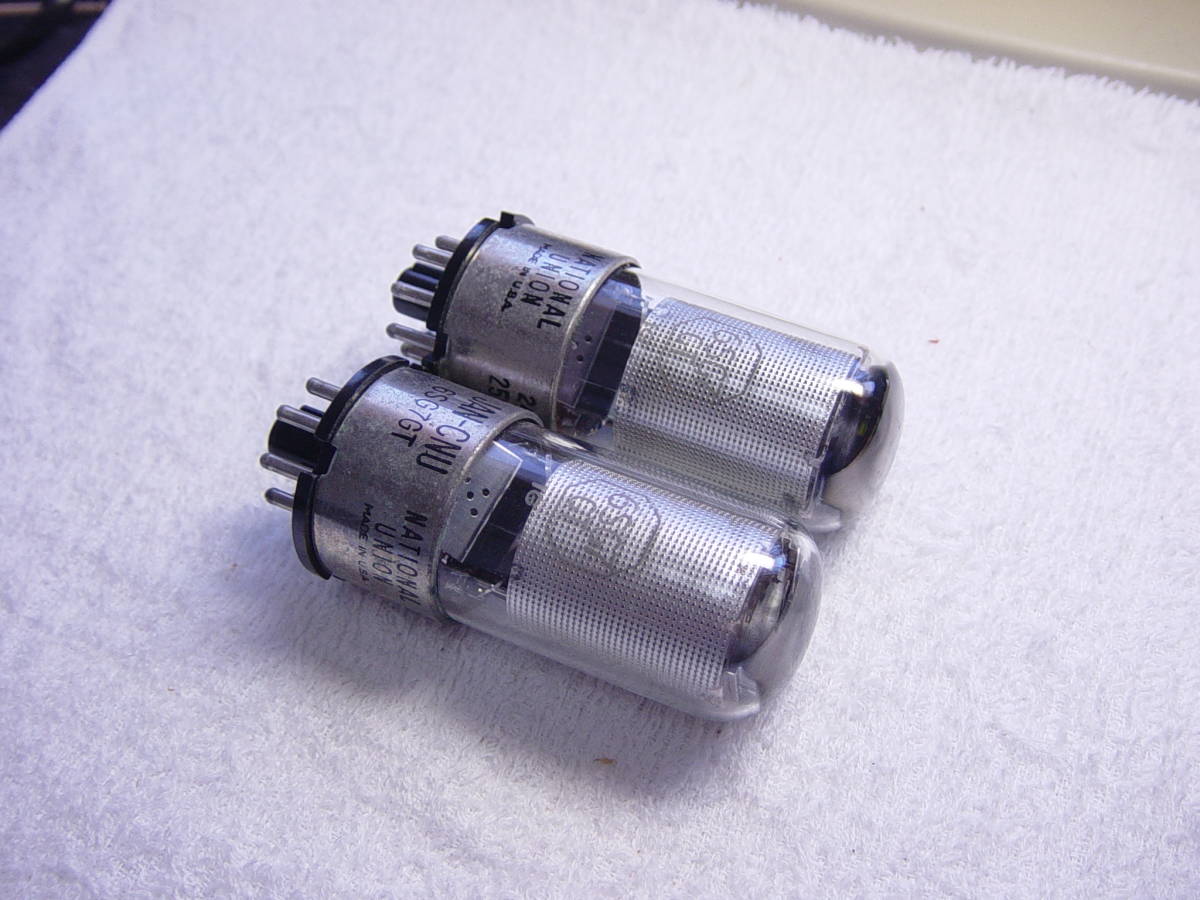 NATIONAL UNION JAN-CNU 6SG7-GT 6SG7GT 2本セット(真空管)｜売買されたオークション情報、yahooの商品 ...