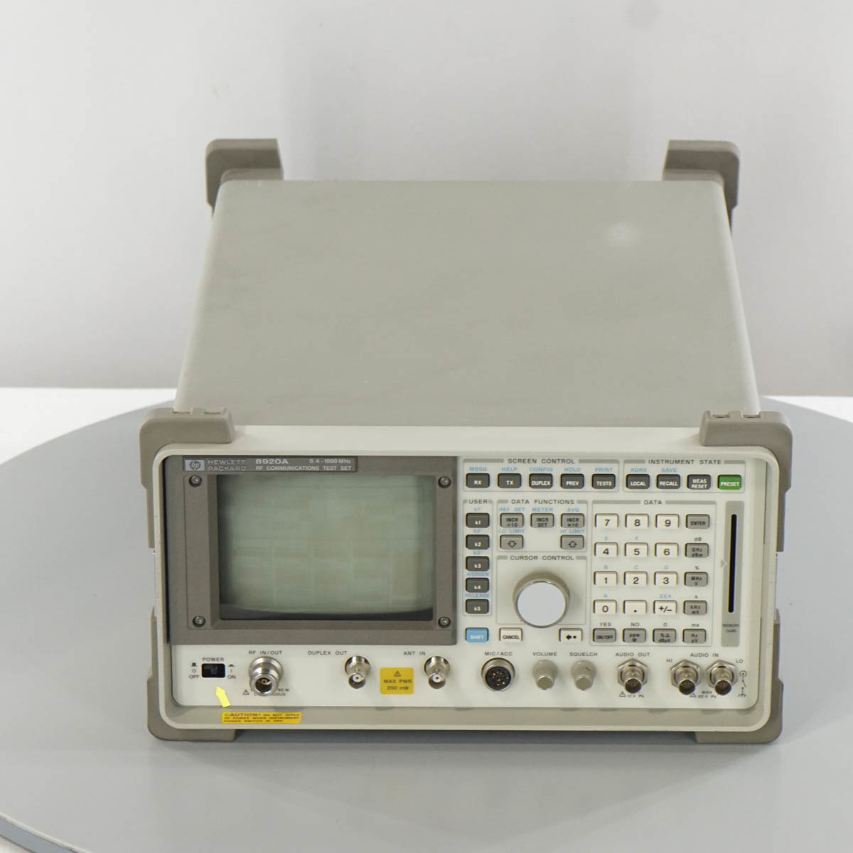 JB 現状販売 HP 8920A RF COMMUNICATIONS TEST SET コミュニケーションテストセット OPT 003 004 ...