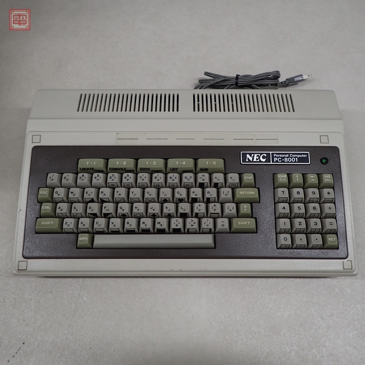 NEC PC-8001 本体 箱付 日本電気 通電のみ確認 パーツ取りにどうぞ 40(その他)｜売買されたオークション情報、yahooの商品 ...