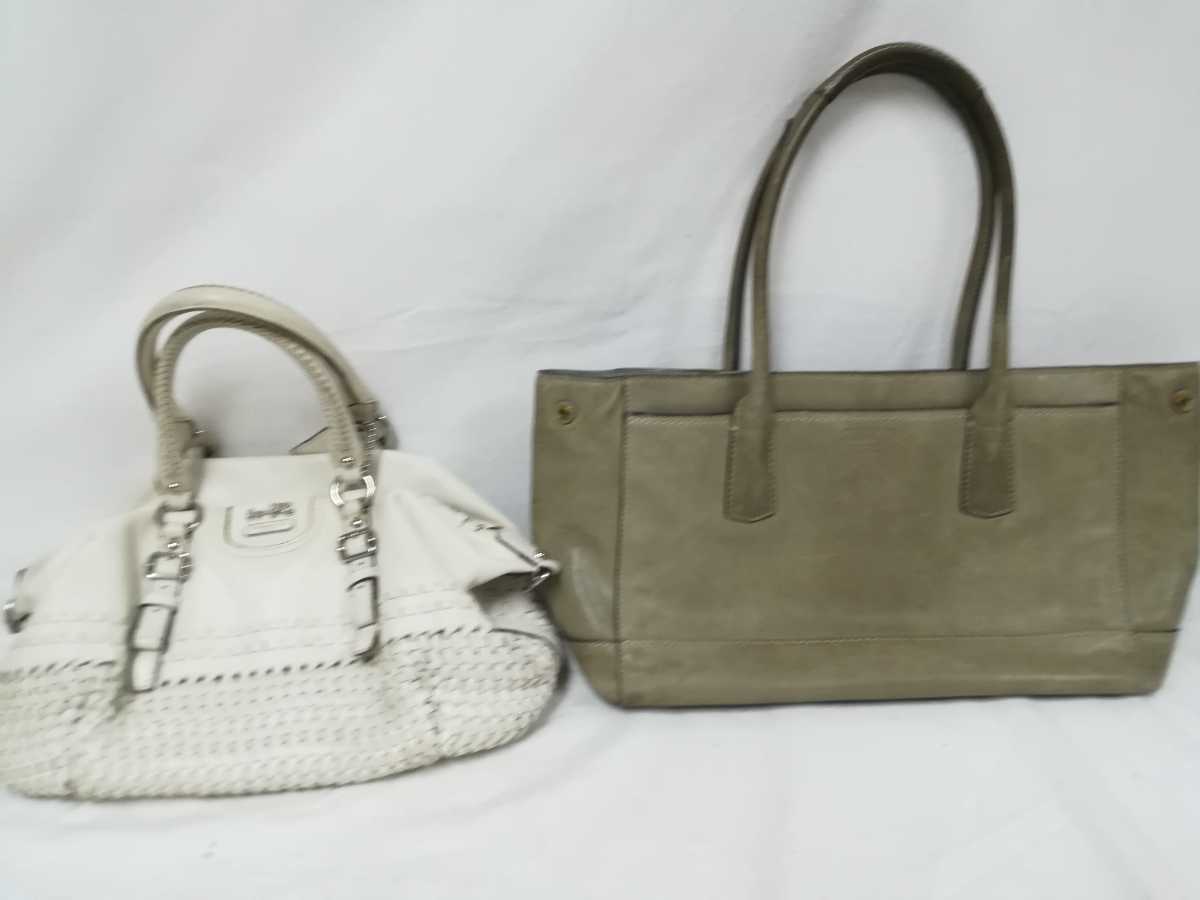 COACH コーチ ハンドバッグ 2点セット レザー 12480 23342 ホワイト カーキ バッグ 1122(トートバッグ)｜売買されたオークション情報、yahooの商品情報をアーカイブ ...