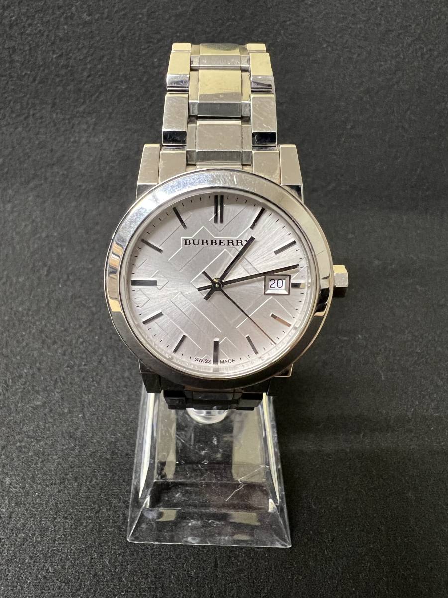 BURBERRY 腕時計 メンズ バーバリー クォーツ シルバー BU9100 品 1076(バーバリー)｜売買されたオークション情報 ...
