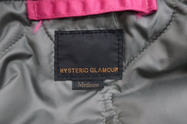 6T1139/ヒステリックグラマー プリマロフト エアフォースクレイジーカラージャケット 0243AB11 HYSTERIC GLAMOUR ...