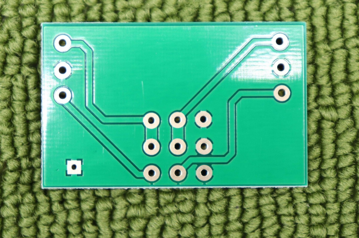 緑グリーン ボリューム用 入札1 3枚 PCB 基板 ALPS アルプス RK27 RK16 共通 size 50mm x 30mm x1 ...