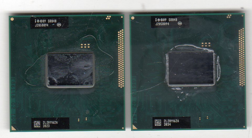 Intel ノート用 Core i5-2520M SR048 2個セット 2.50GHz 3.20GHz ／3MB／5GT/s ソケット ...