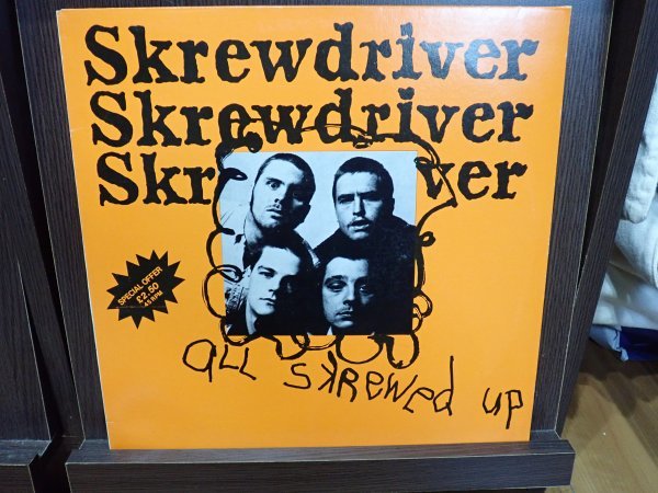 Skrewdriver / all skrewed up レコード punk hardcore oi skins skinhead(レコード ...