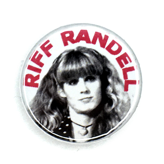 25mm 缶バッジ Rock n Roll high school ロックンロールハイスクール RIFF RANDELL リフランデル ...