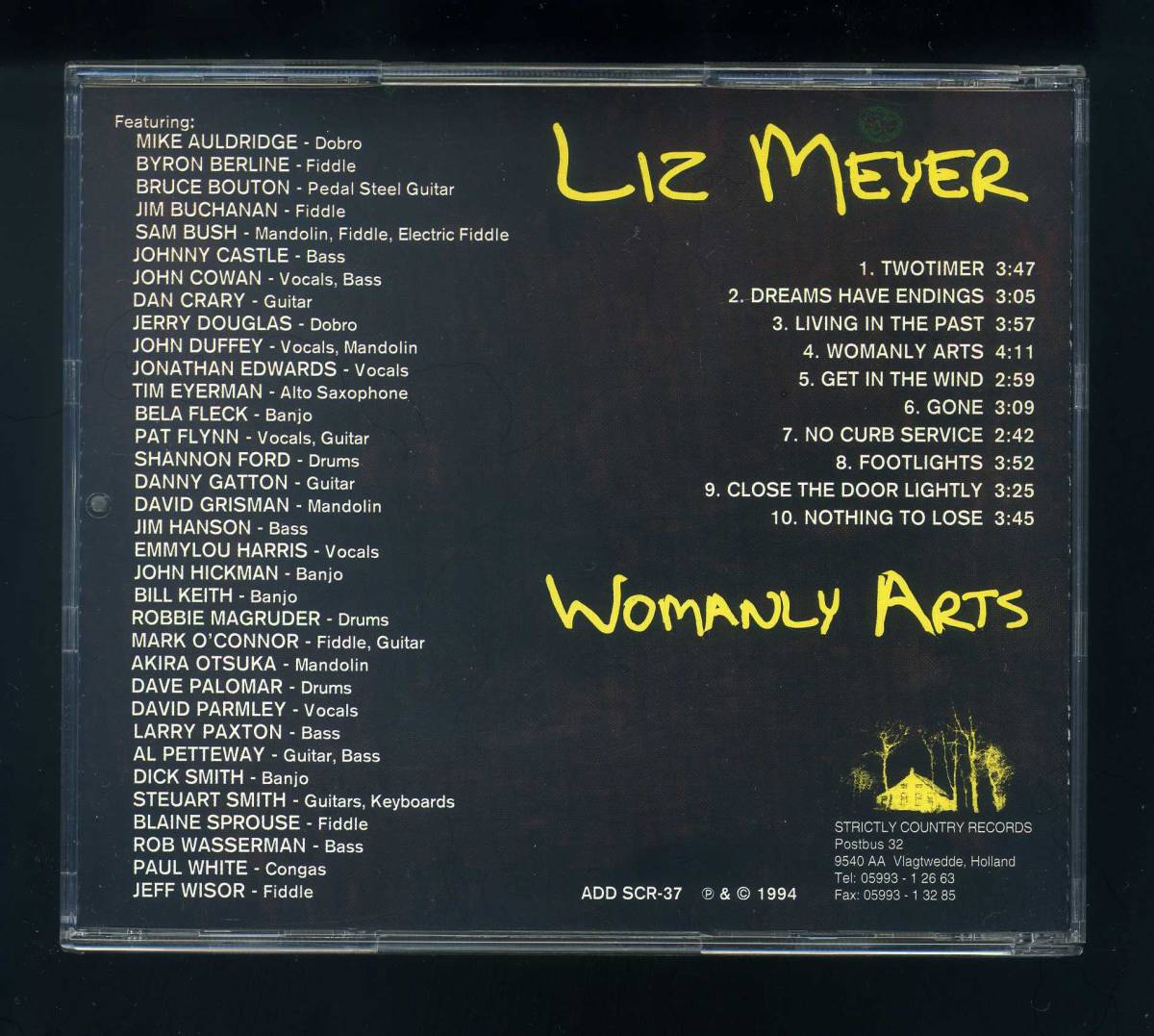 リズ メイヤー LIZ MAYER WOMANLY ARTS EMMYLOU HARRIS MIKE AULDRIDGE JONE ...