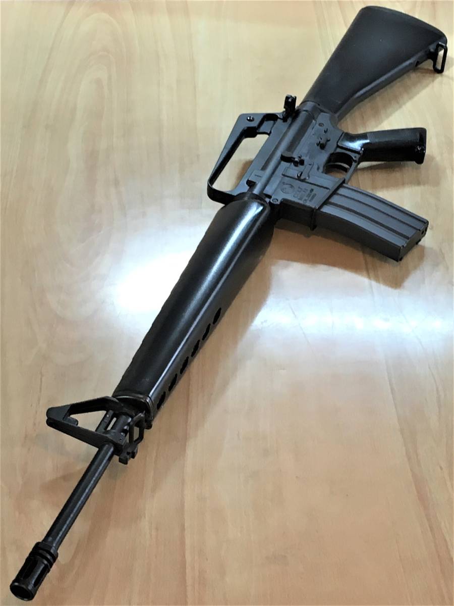 JAC M16A1 セミ/フル 外部ソース ブースター 式 安全機構組込済 ワンオーナーだけど破損個所あり ジャンク(ガスガン)｜売買されたオークション情報、yahooの商品情報をアーカイブ ...