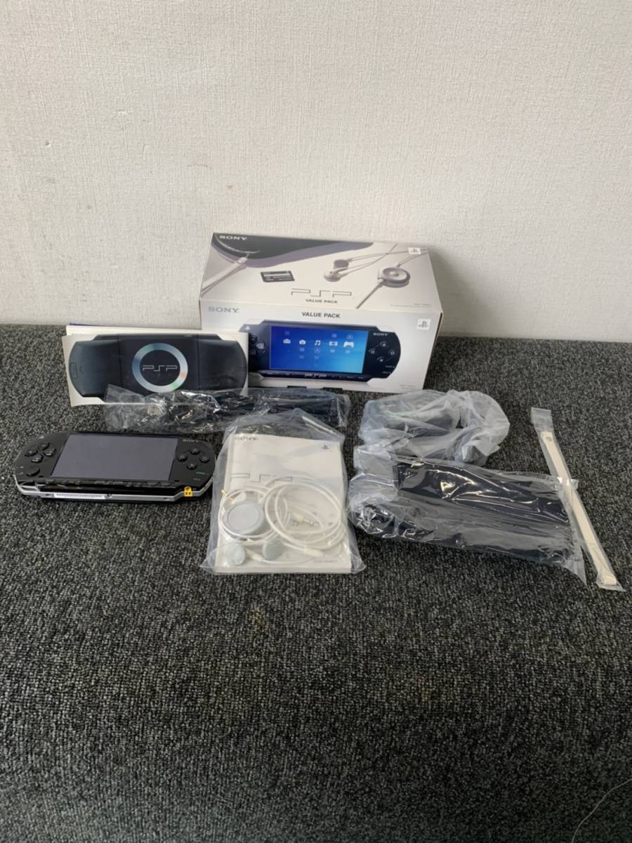 /SONY/ソニー/PSP/ゲーム機/2004年製/PSP-1000K/説明書有り/充電器有り/ケース有り/付属品は写真 全て/0125i ...