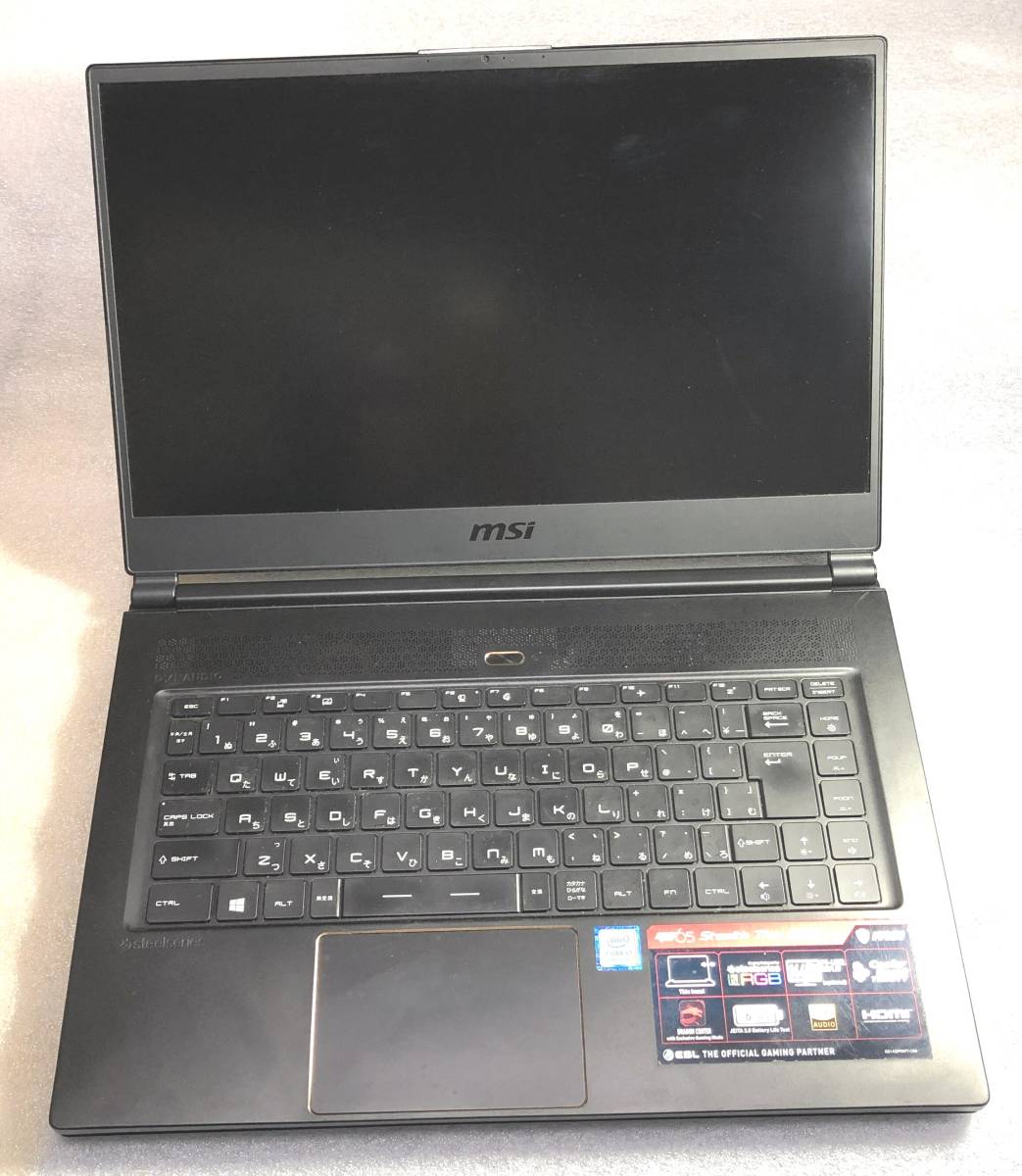 MSI ゲーミングノートPC ジャンク品 Core-i7 MS-16Q2 GS65 8RE-100VTJP 8750H 16GB ...