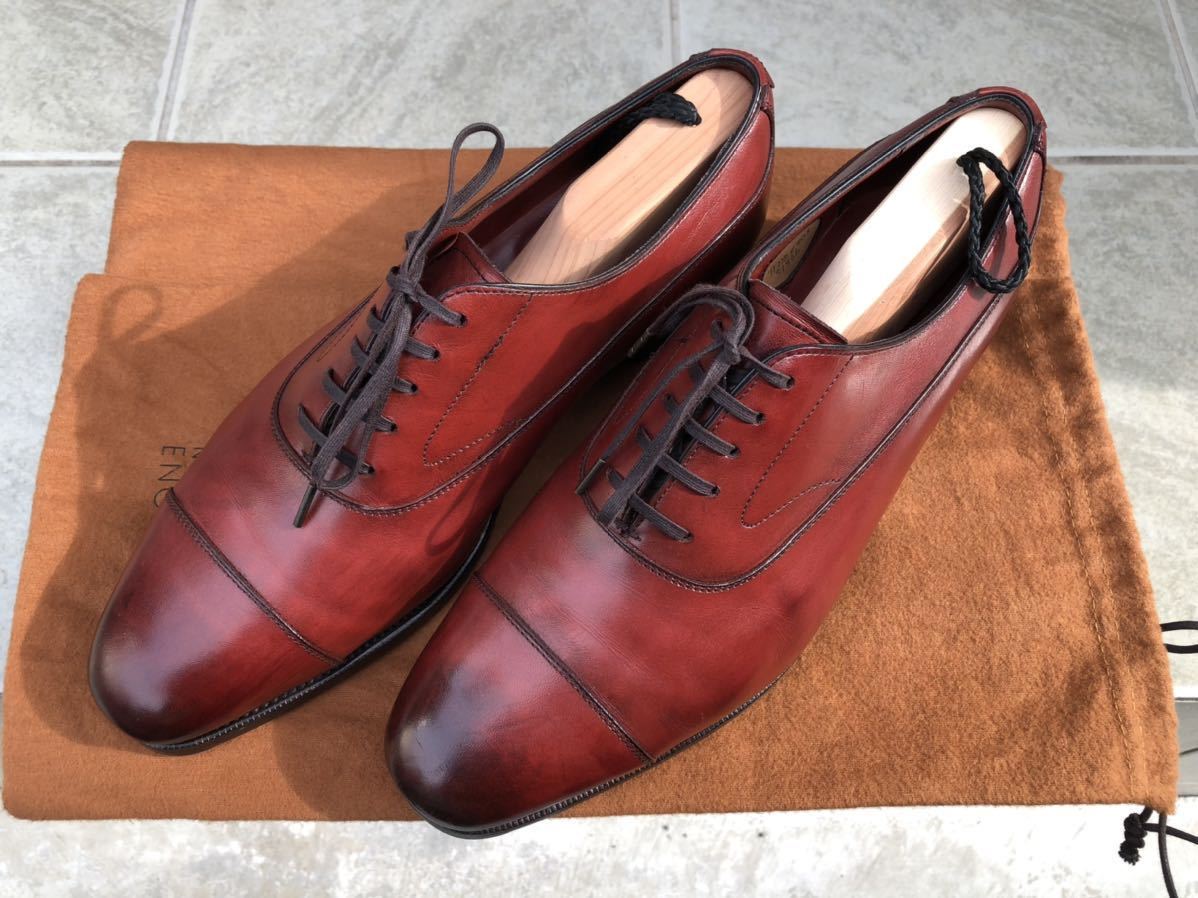 エドワードグリーン Edward Green GLADSTONE グラッドストーン E808 UK7-7 1/2 シューツリー付属(25 ...