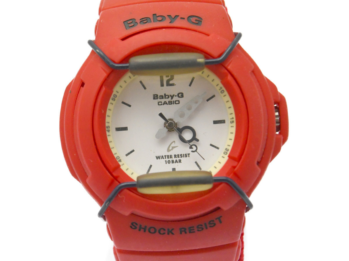 CASIO カシオ Baby-G BG-30 レディース レッドカラー 品(Baby-G)｜売買されたオークション情報、yahooの商品情報を ...