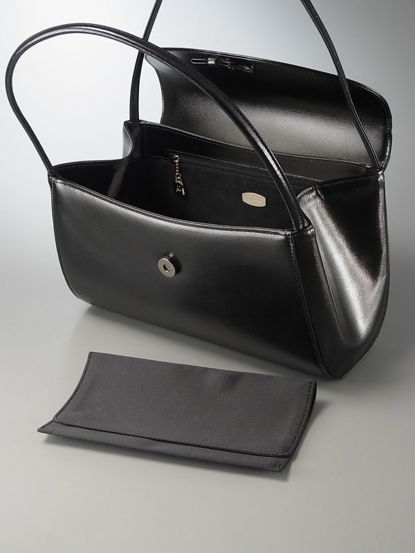 TD7651 キタムラ/Kitamura/The HANDBAG by K レザー 袱紗付き ハンドバッグ/フォーマル/フラップバッグ/鞄 ...