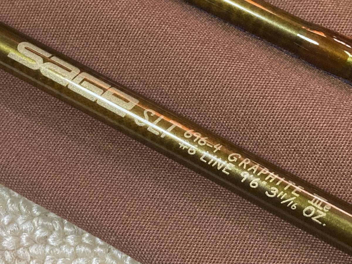 SAGE SLT 696-4 GraphiteⅢe #6 9'6ft 3 11/16oz(フライロッド)｜売買されたオークション情報 ...