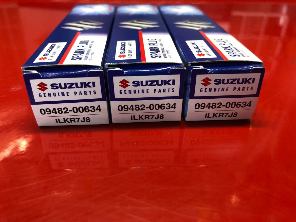 09482-00634 プラグ スパーク NGK:ILKR7J8 SUZUKI スズキ 純正部品 3本(スパークプラグ)｜売買された ...