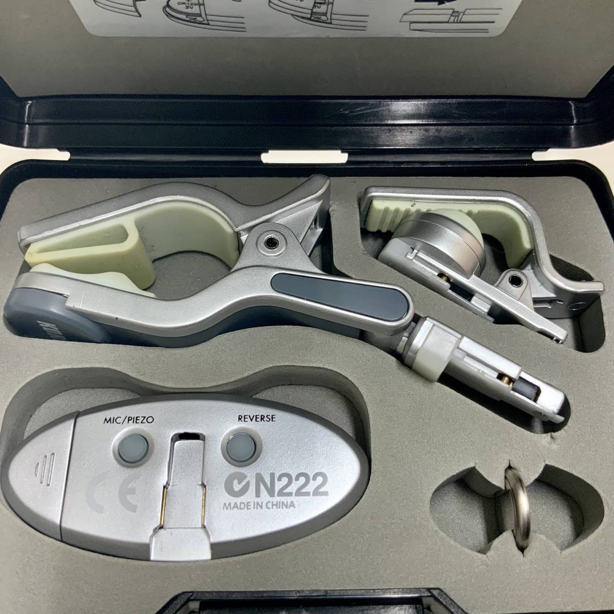 クリップ式チューナー KORG N222｜高精度チューニングメーター｜専用ハードケース付属｜ギター ベース ウクレレなどのチューニングに ...