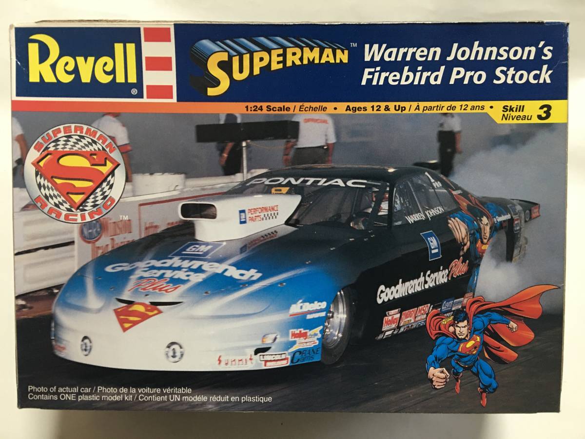 Revell SUPERMAN FIREBIRD PRO STOCK スーパーマン プロストック 1/24 レベル MONOGRAM ...