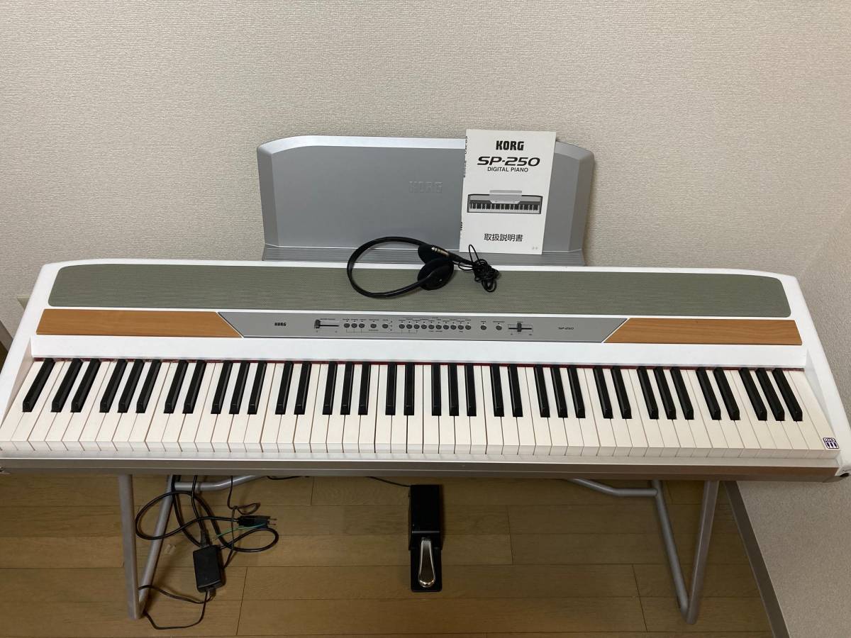 KORG SP-250／ ／スタンド台付き／直接引き取り歓迎(コルグ)｜売買されたオークション情報、yahooの商品情報をアーカイブ公開 ...