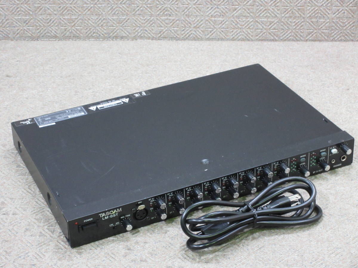 TASCAM / タスカム / ラインミキサー LM-8ST / 8ST入力 1U ラックマウント / 簡易確認済み / No.M903 ...