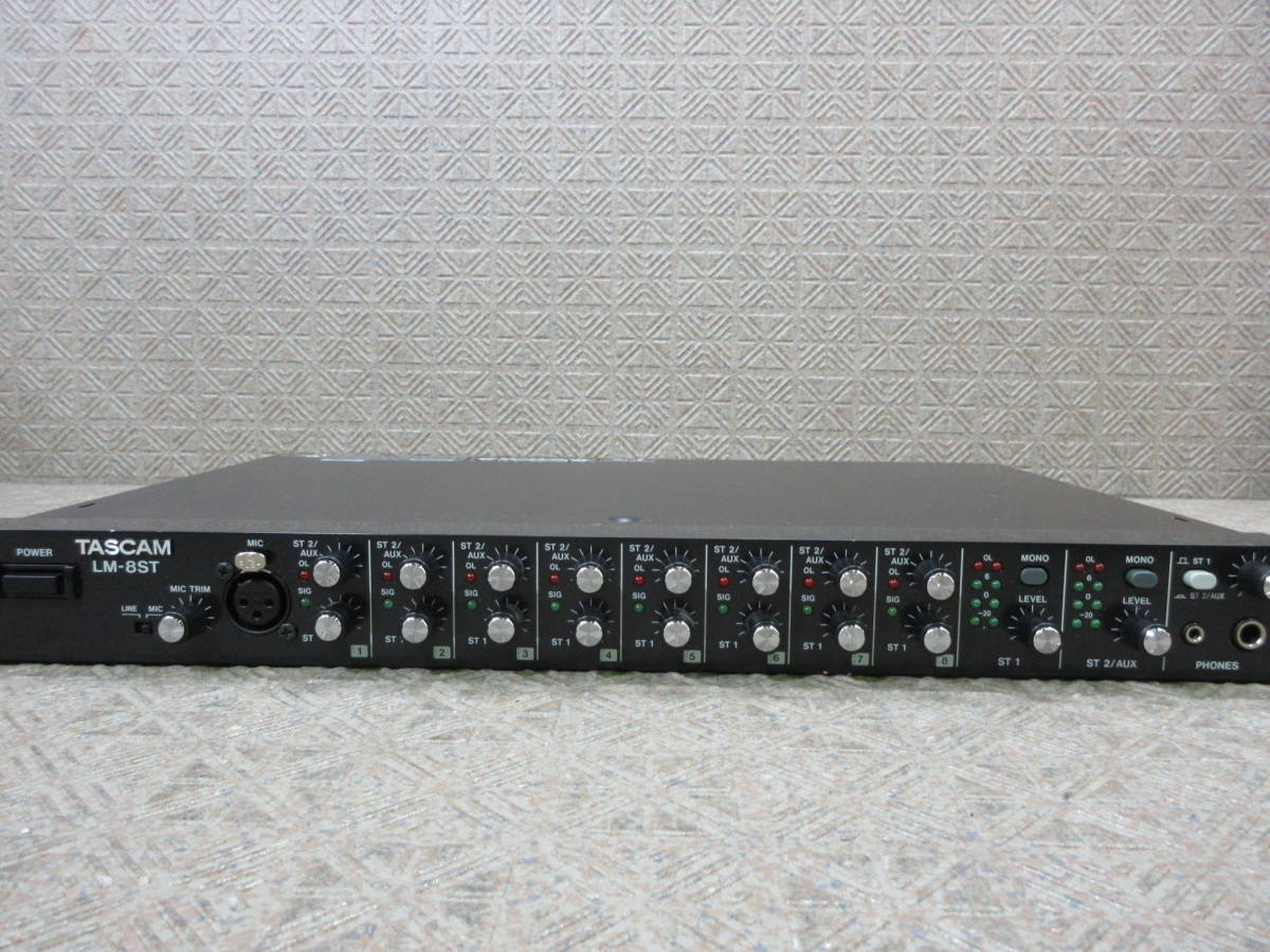 TASCAM / タスカム / ラインミキサー LM-8ST / 8ST入力 1U ラックマウント / 簡易確認済み / No.M903 ...