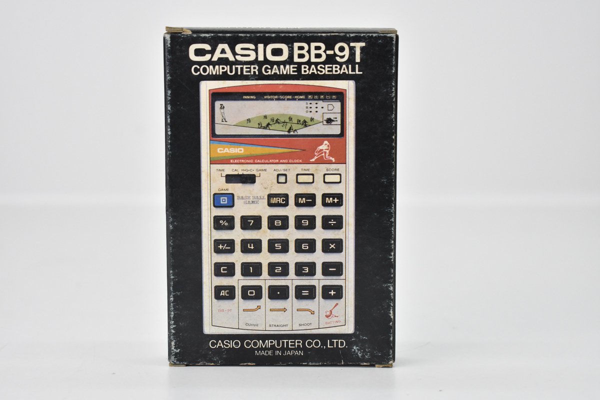 カシオ ゲーム電卓 ベースボールゲーム BB-9T デッドストック 箱説 CASIO COMPUTER GAME BASEBALL 計算機 H(カシオ)｜売買されたオークション情報、yahoo ...