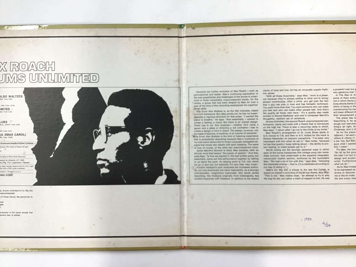 LP / MAX ROACH / DRUMS UNLIMITED / US盤 7870RK(ジャズ一般)｜売買されたオークション情報、yahooの商品情報をアーカイブ公開 - オークファン ...