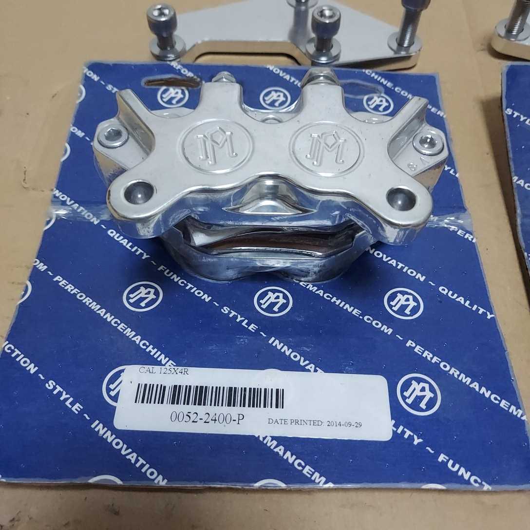 レア PM キャリパー 4ポット 125X4R 0052-2400-P 0052-2400 パフォーマンスマシーン 4pot 汎用 サポート付き 89㎜(ブレーキ)｜売買されたオークション情報 ...