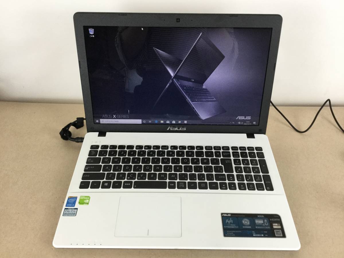 T5376 ASUS X552L /Windows10/intel CORE i5/ノートパソコン/8GB 現状品(15インチ～)｜売買された ...