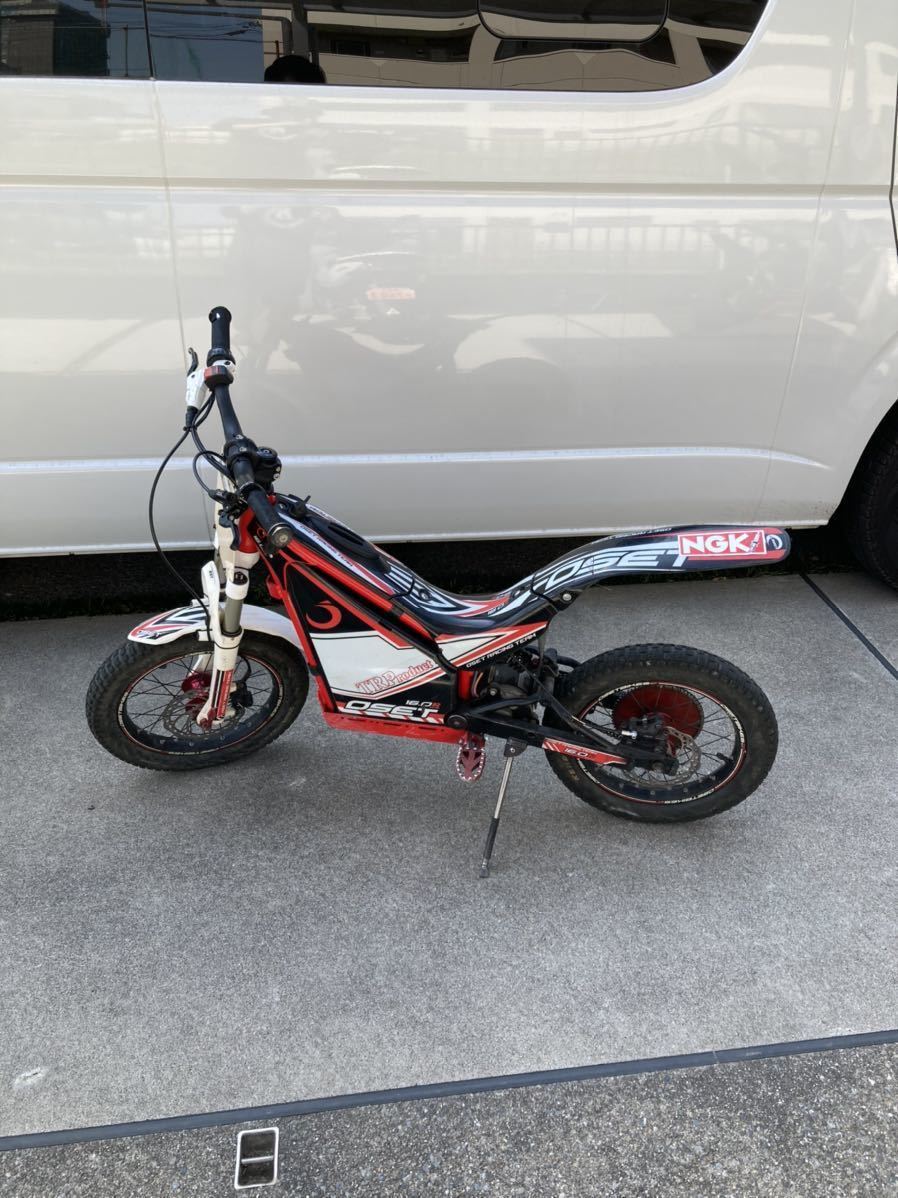 OSET 16R SHORAIリチウムバッテリー付 予備バッテリー有 子供 電動 バイク ポケバイ ミニバイ キッズバイク 検索 QR50 ...