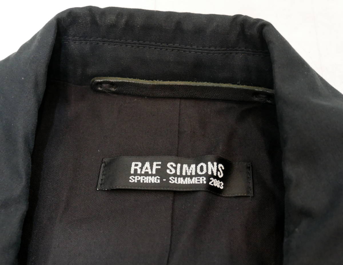R404-G45 RAF SIMONS ラフシモンズ 2003 SS テーラード ジャケット メンズ テーラード(テーラードジャケット、ブレザー)｜売買されたオークション情報、yahooの商品 ...