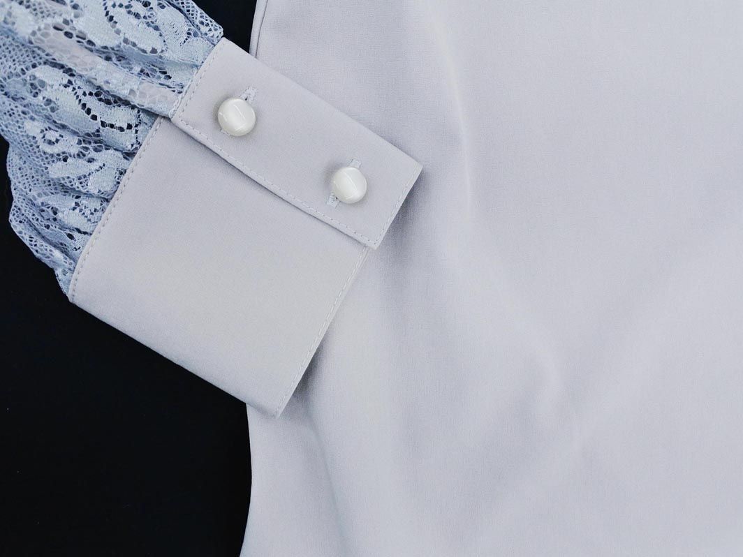 michellmacaron ミシェルマカロン スリーブ レース 切替 ワンピース sizeS/グレー cdc5 レディース(Sサイズ)｜売買されたオークション情報、yahooの商品情報を ...