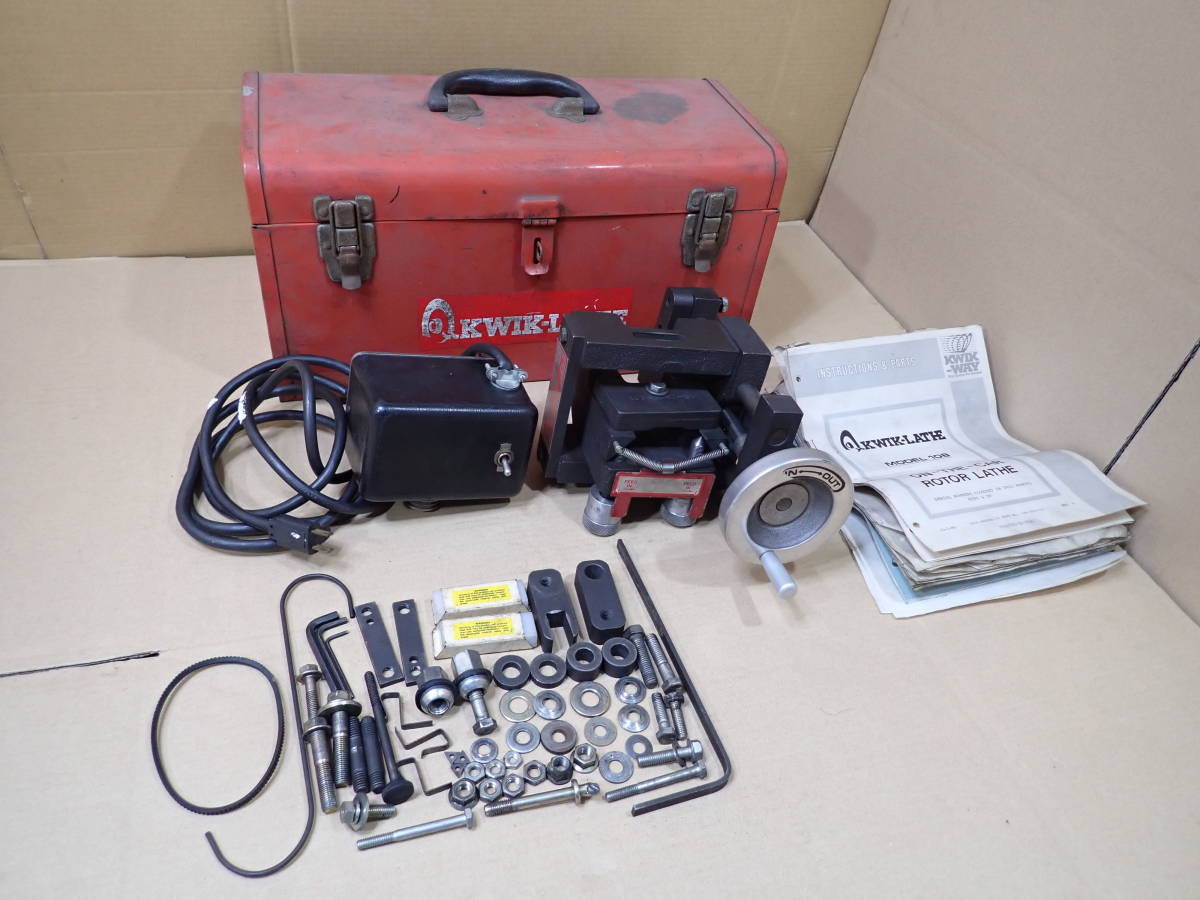 KWIK-WAY KWIK-LATHE ブレーキディスク ローター研磨機 Model 108(工具)｜売買されたオークション情報、yahooの ...