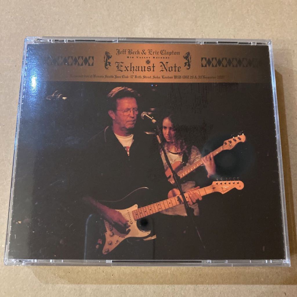 シュリンク JEFF BECK AND ERIC CLAPTON “Exhaust Note” MID VALLEY 4CD(Eric ...