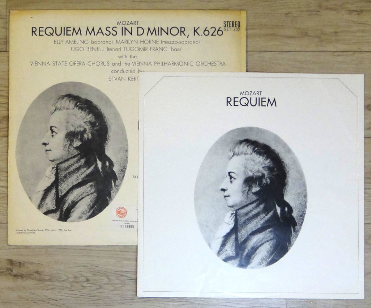 英DECCA SET 302 WBg モーツァルト: レクイエム ケルテス(交響曲)｜売買されたオークション情報、yahooの商品情報をアーカイブ公開 - オークファン（aucfan.com）