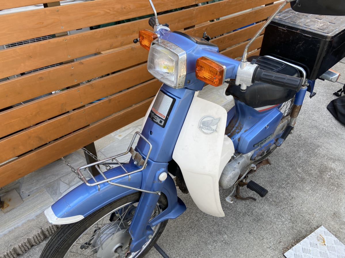 低走行 スーパーカブ 90 HA02 6V 水色 ホンダ カブ AA01 C50 85cc カスタム スーパーデラックス(51cc-125cc)｜売買されたオークション情報、yahooの商品 ...