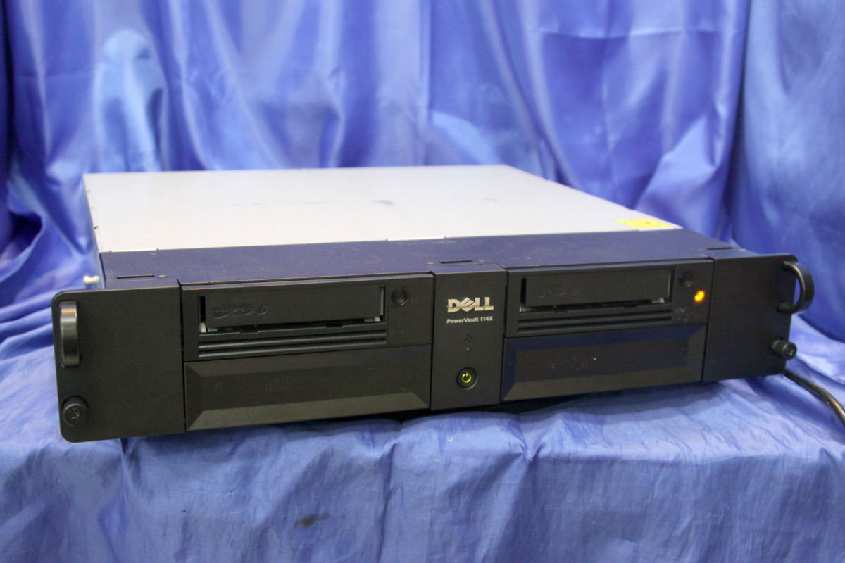 DELL/デル テープ ラック エンクロージャ PowerVault 114X/LTO6ドライブ 2基搭載 61474S(テープ装置)｜売買さ ...