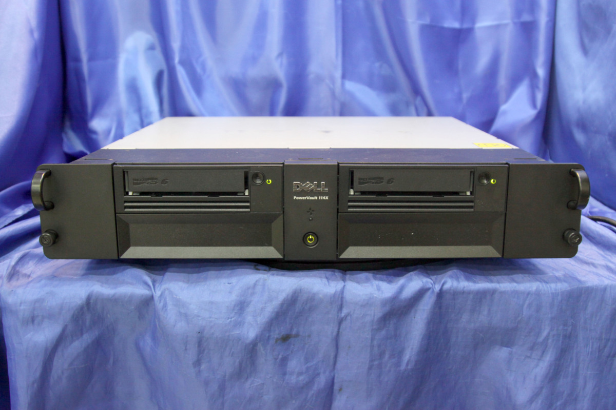 DELL/デル テープ ラック エンクロージャ PowerVault 114X/LTO6ドライブ 2基搭載 61474S(テープ装置)｜売買さ ...