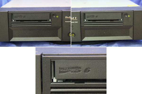 DELL/デル テープ ラック エンクロージャ PowerVault 114X/LTO6ドライブ 2基搭載 61474S(テープ装置)｜売買さ ...