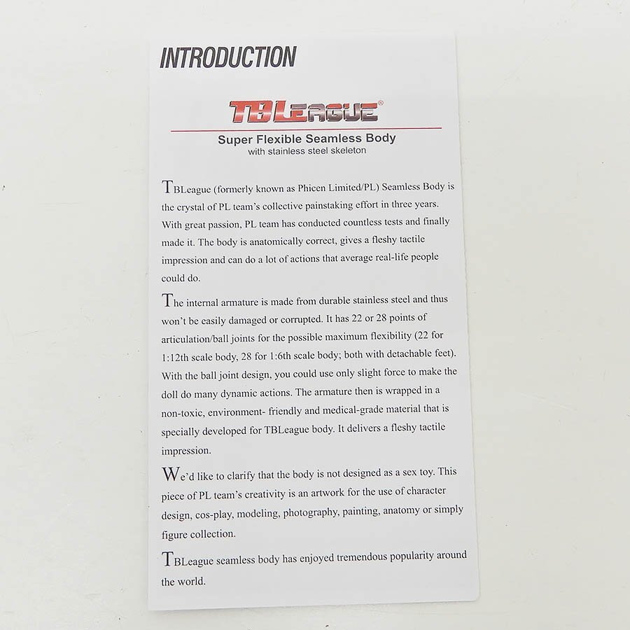 TBリーグ 1/12 女性素体 シームレスボディ 白肌 ラージバスト アニメ風 PLLB2020-T02B ヘッド/ビキニ/スタンド付き ...