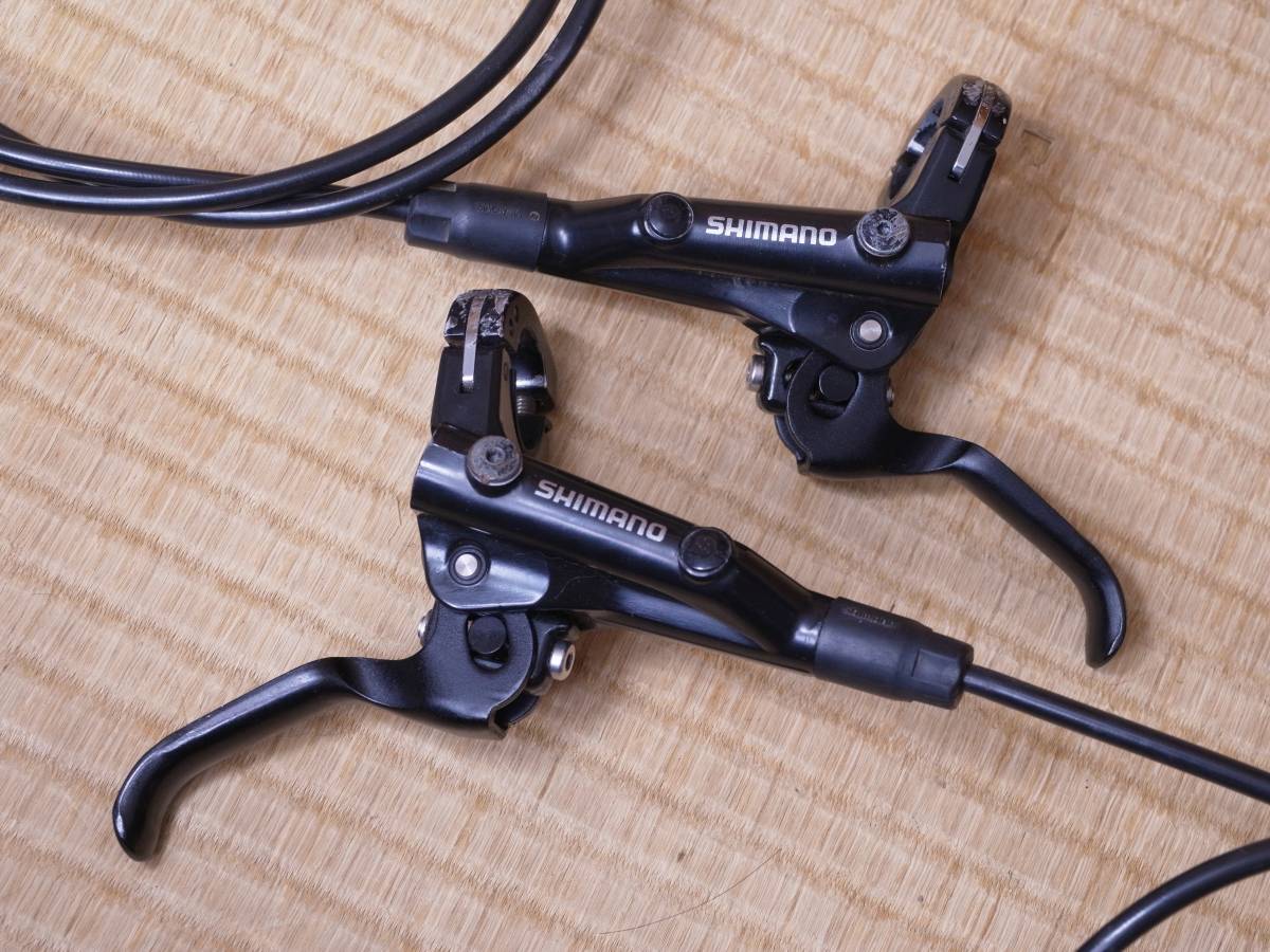 SHIMANO DEORE シマノ ディオーレ BL-MT500 BR-M596 ブレーキレバー＆キャリパーセット メタルパッド(ディスク ...