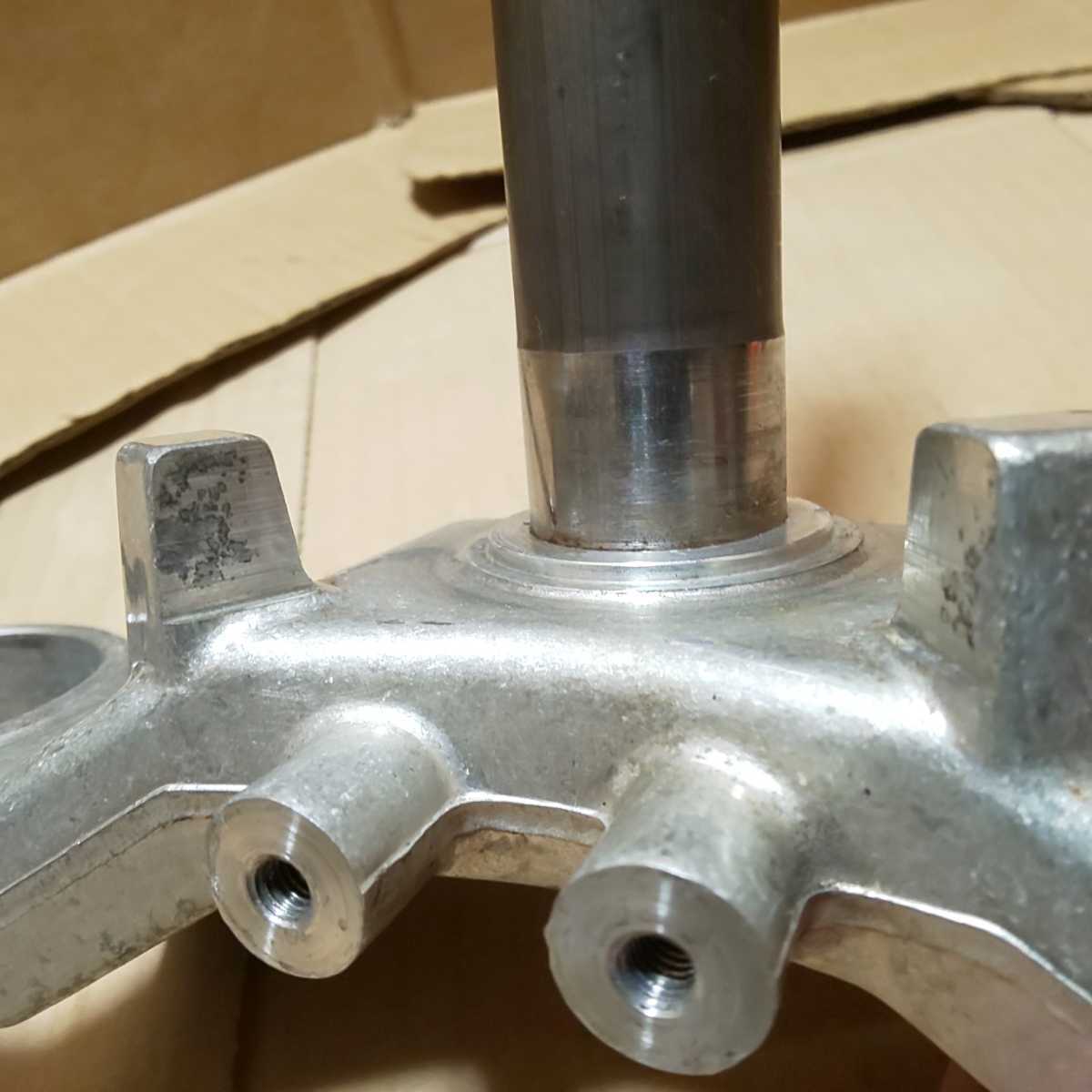 YZF750SP 4JD 4FM ヤマハ純正 ステムシャフト 検索 フロント フォーク ステム トップブリッジ 三又 アンダー 倒立フォーク ...