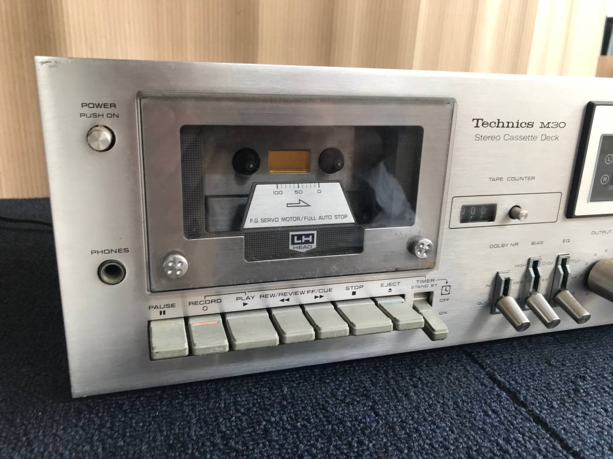 1円スタート RS-M30 Technics テクニクス ステレオカセットデッキ stereo cassette deck ジャンク(一般 ...