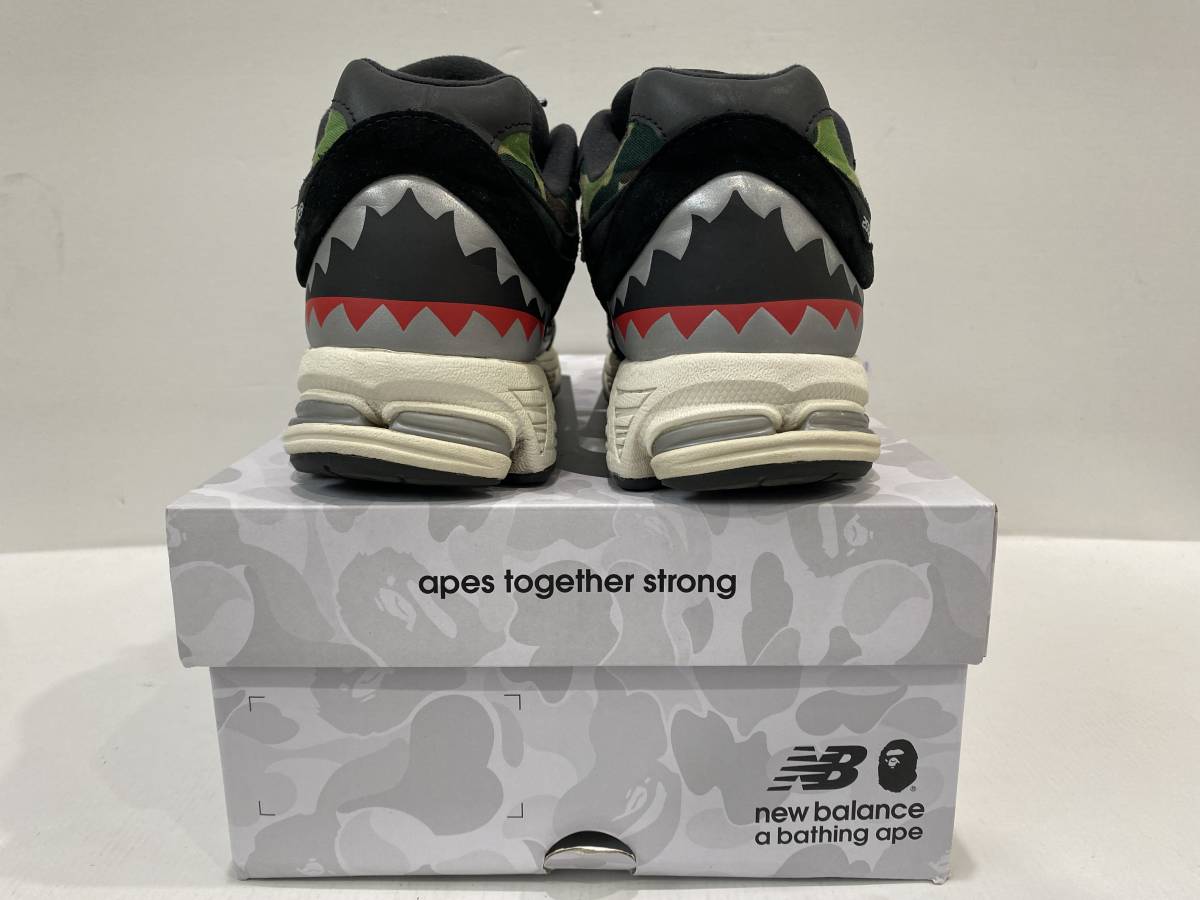 PM26-268 A BATHING APE New Balance 2002R BLACK M2002RBF 27.5cm スペシャルBOX ...