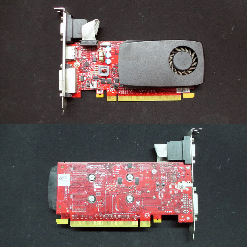 EbidDealz CN-0R5H2D-75255 NVIDIA GeForce GT 635 DDR3 メモリ1GB VGA/DVI ...