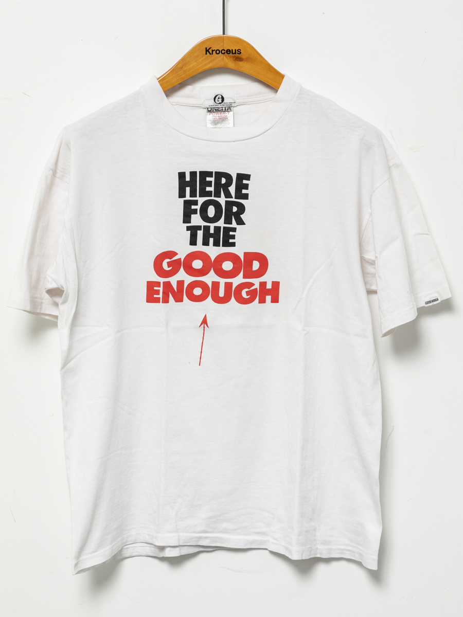 GOOD ENOUGH 90s 初期 Tシャツ L グッドイナフ 藤原ヒロシ(半袖Tシャツ)｜売買されたオークション情報、yahooの商品情報をアーカイブ公開 - オークファン（aucfan.com）