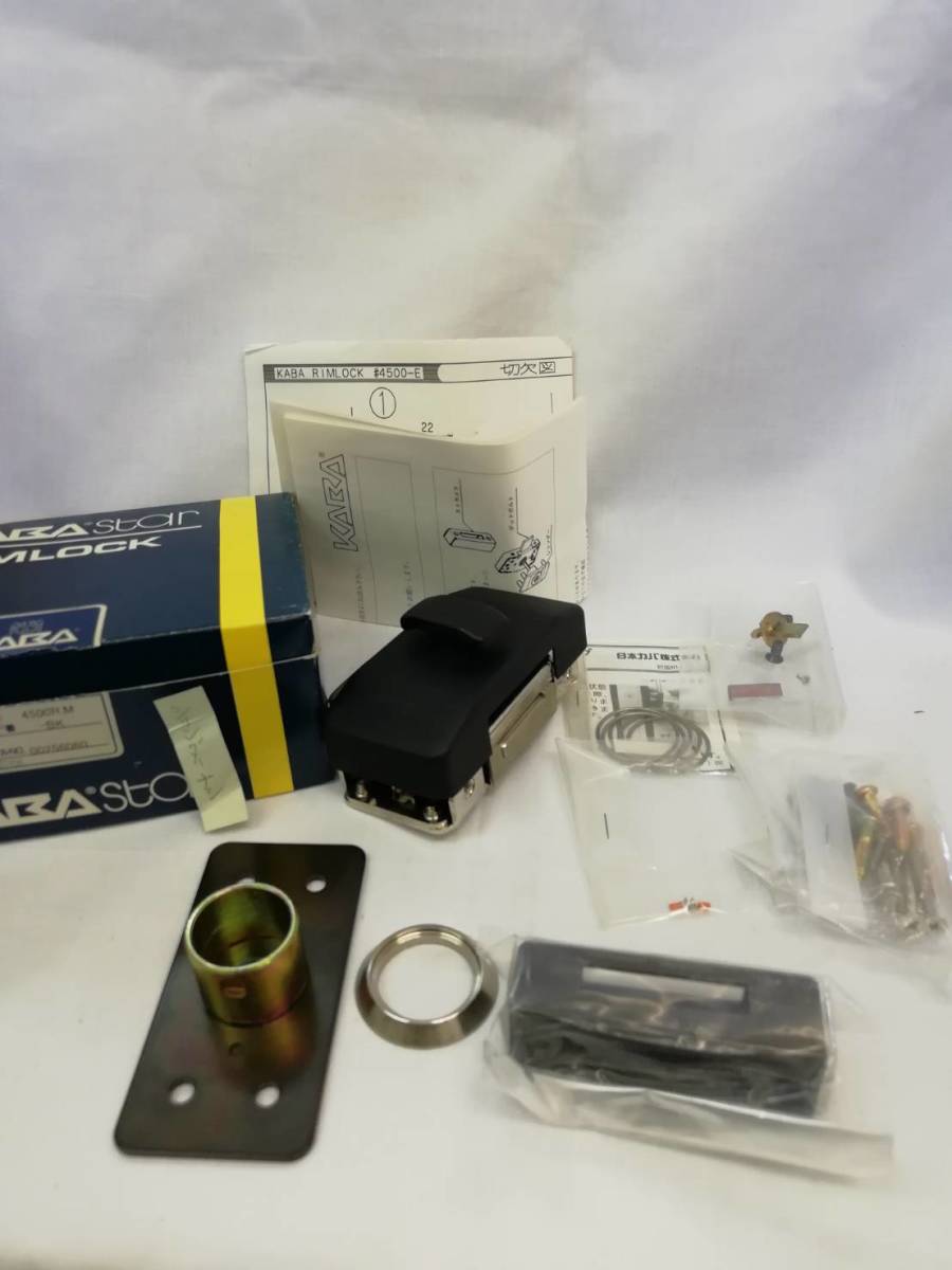 Kaba/カバ star RIMLOCK/リムロック 型番4500R M-BK 丸座タイプ シリンダー無し 長期保管品(ドア、扉)｜売買された ...