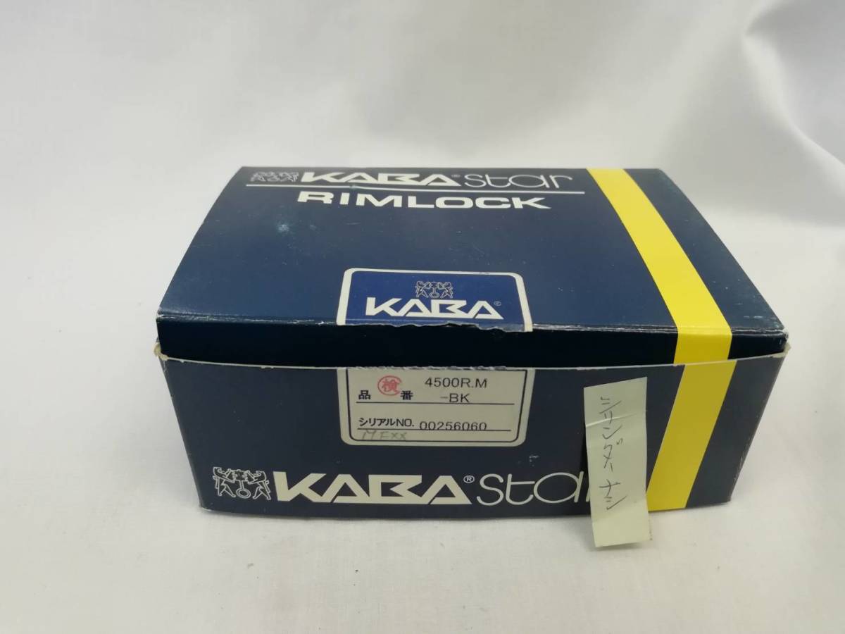 Kaba/カバ star RIMLOCK/リムロック 型番4500R M-BK 丸座タイプ シリンダー無し 長期保管品(ドア、扉)｜売買された ...