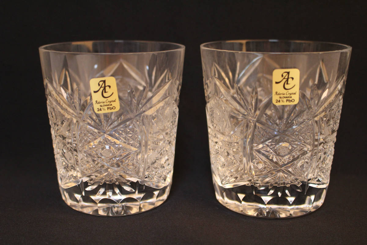 20160308 lib aderia crystal アデリアクリスタル グラス 2点セット(ロックグラス)｜売買されたオークション情報 ...
