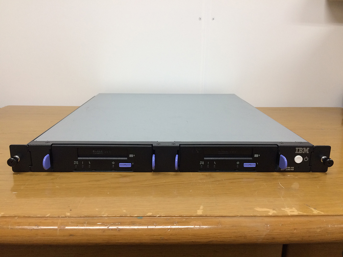 IBM 1U テープ エンクロージャー 87651NX 通電確認のみ 即納(テープ装置)｜売買されたオークション情報、yahooの商品情報を ...