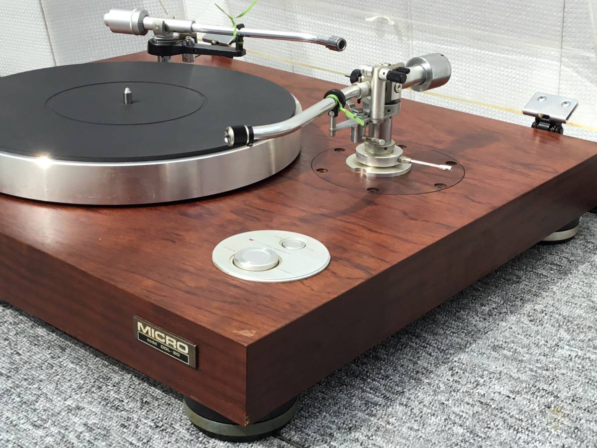 MICRO マイクロ精機 DDL-60 ターンテーブル ダブルアーム仕様 シルバーワイヤーアーム付き MA−505(マイクロ)｜売買されたオークション情報、yahooの商品情報をアーカイブ公開 ...